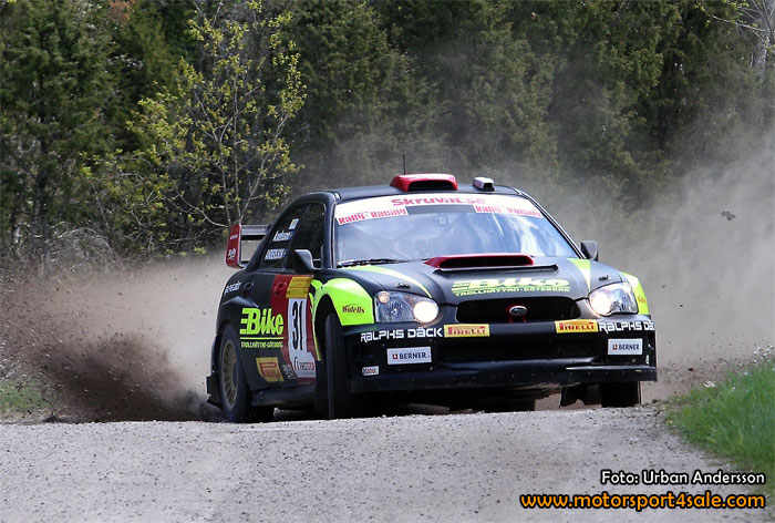 Jerker Axelsson utökade ledningen i Rally-SM | Motorsport4sale