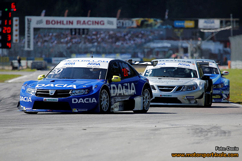 Dacia vill förlänga pallsviten i STCC på Solvalla | Motorsport4sale