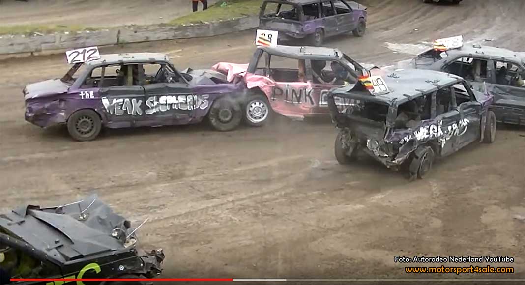 Bangers racing i Emmen: Hur mycket tål en Volvo? | Motorsport4sale