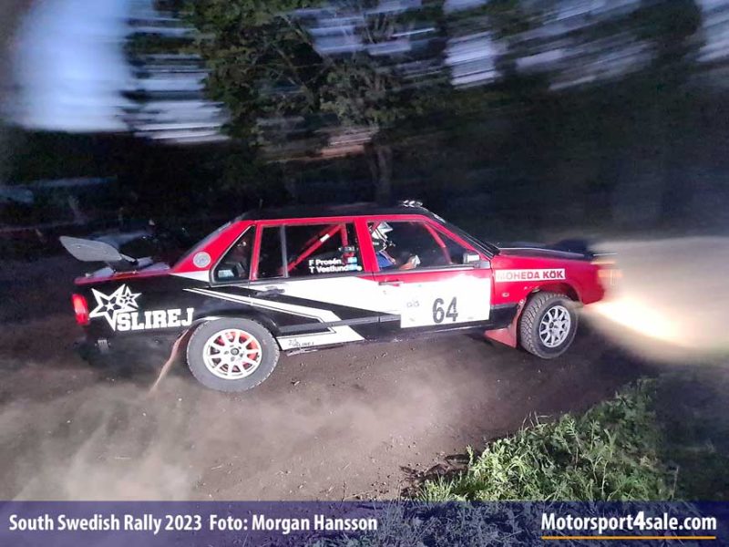 Reportage: South Swedish Rally fredag den 19 maj 2023 | Motorsport4sale